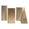 Brass Geometrics (Set of 4) | Pulp Design Studios