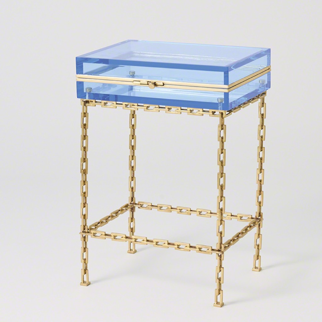 Trinket Table – Aqua | Pulp Design Studios