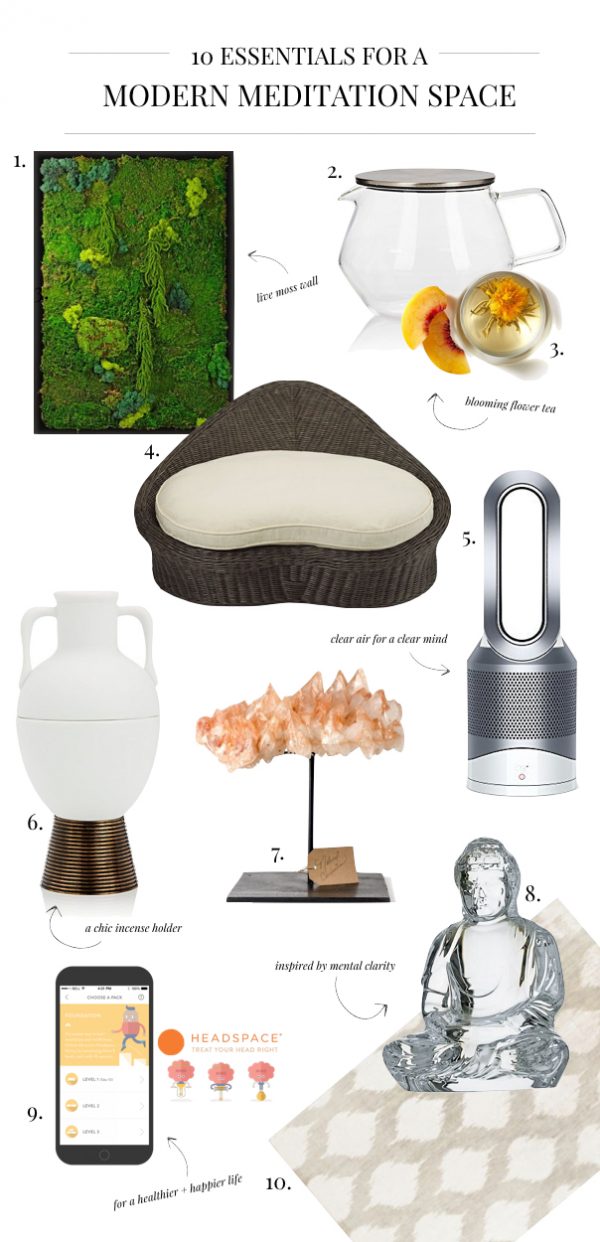 10 Essentials for a Modern Meditation Space | Pulp Design Studios